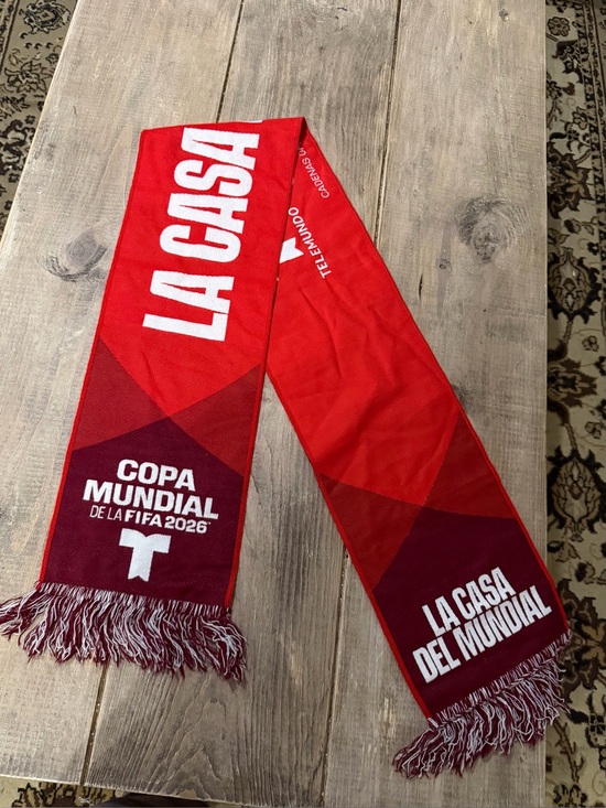 Accessories | La Casa Copa Mundial 226 Red Scarf | Poshmark